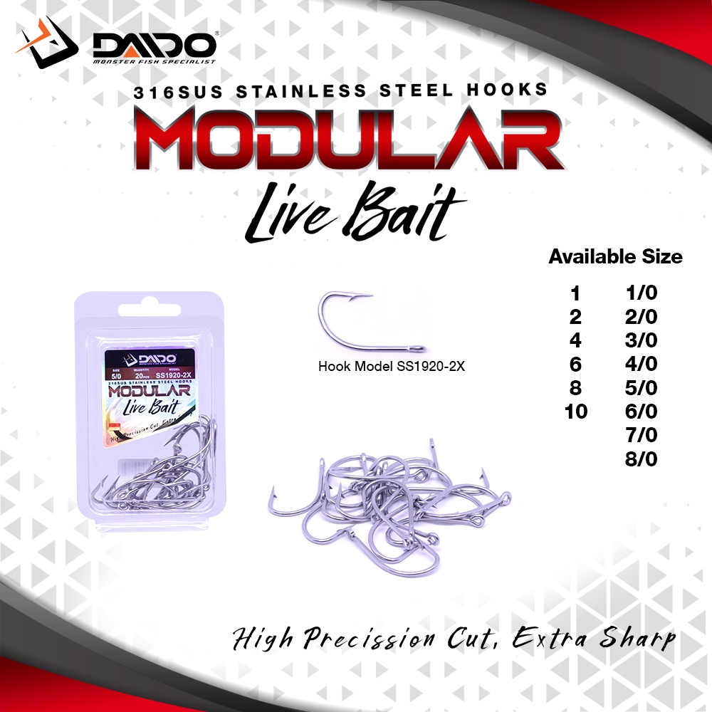 Jual KAIL PANCING DAIDO MODULAR 1920SS UKURAN 1 - 9 BESAR | Shopee ...
