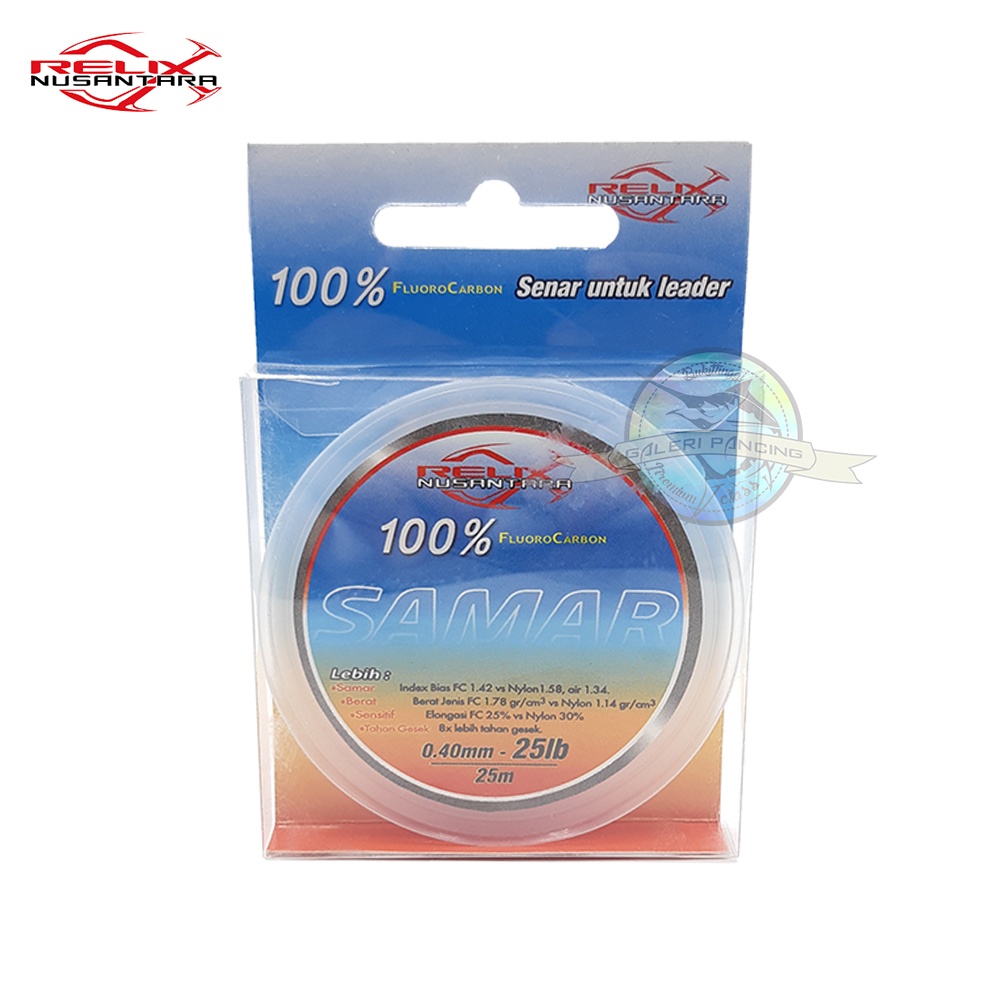 Jual Senar Leader Relix Nusantara Samar Flurocarbon Semua Ukuran | Shopee Indonesia