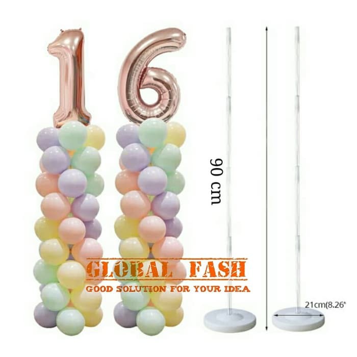 Jual Standing Balon 90 cm / tiang balon / Tiang Dekorasi / Gate balon ...