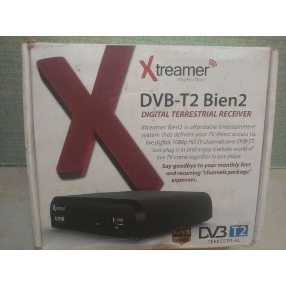 Jual Set Top Box (STB) DVB T2 Xtreamer Bien 2 kondisi bekas | Shopee ...