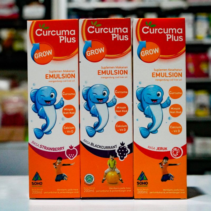 Jual Curcuma Plus Grow Emulsion 200 ml | Shopee Indonesia