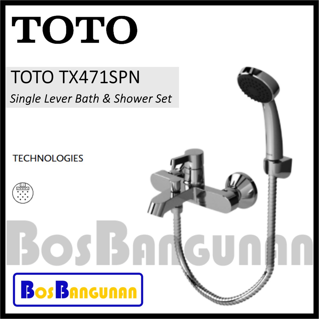Jual Kran Shower Set TOTO TX471SPN / Keran Shower Set Panas Dingin TOTO / Kran TOTO / Shower ...