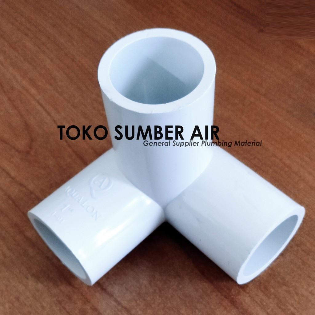Jual TEE 3 WAYS 90 DERAJAT/ FITTING T ELBOW UKURAN 1” UNTUK HIDROPONIK ...