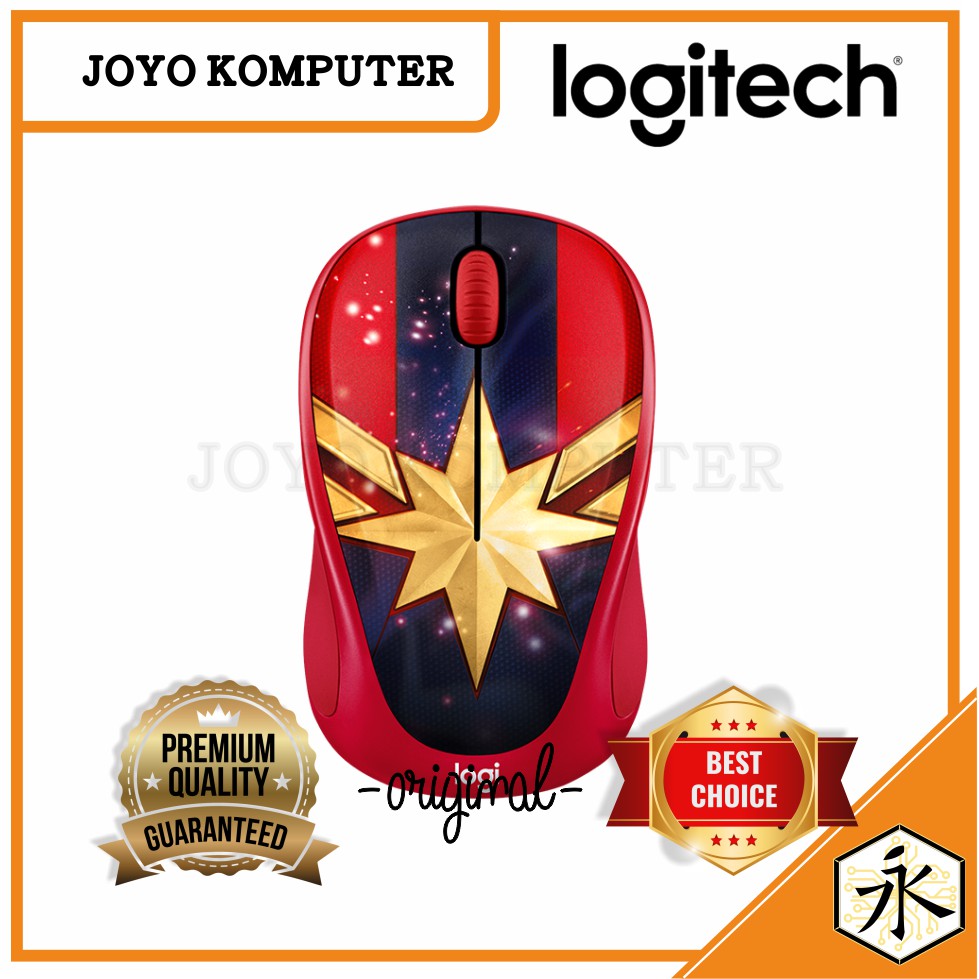 Jual LOGITECH M238 MOUSE WIRELESS MARVEL EDITION ( CAPTAIN MARVEL ...