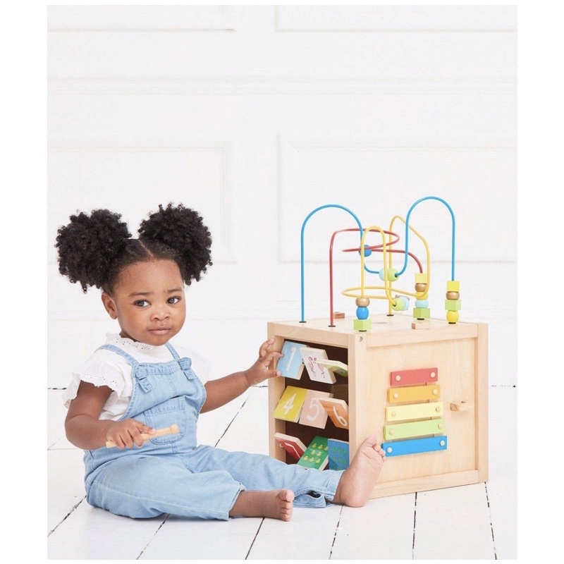 Jual SALE - ELC Giant Wooden Activity Cube (Original) | Shopee Indonesia
