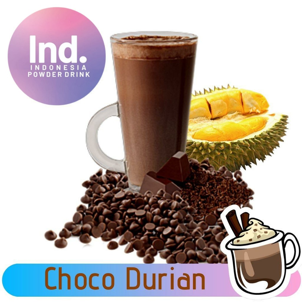 Jual MINUMAN BUBUK CAFE PREMIUM RASA CHOCO DURIAN BY INDONESIA POWDER ...
