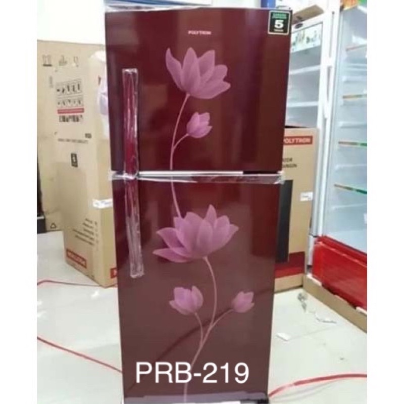 Jual Kulkas 2 pintu Polytron PRB-219 Lemari es bebas bunga es | Shopee ...