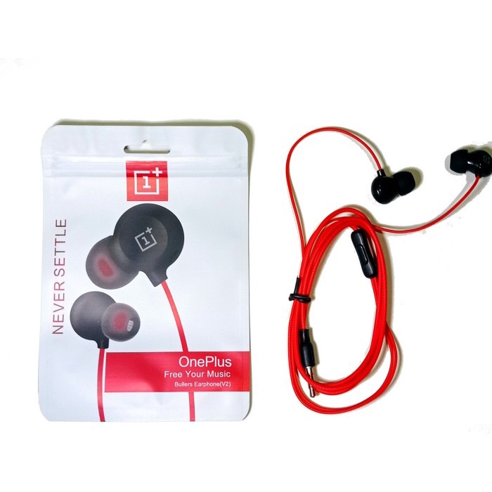 Jual Headset / Handsfree OnePlus Earphone Kabel Bullers V2 + MIC ...