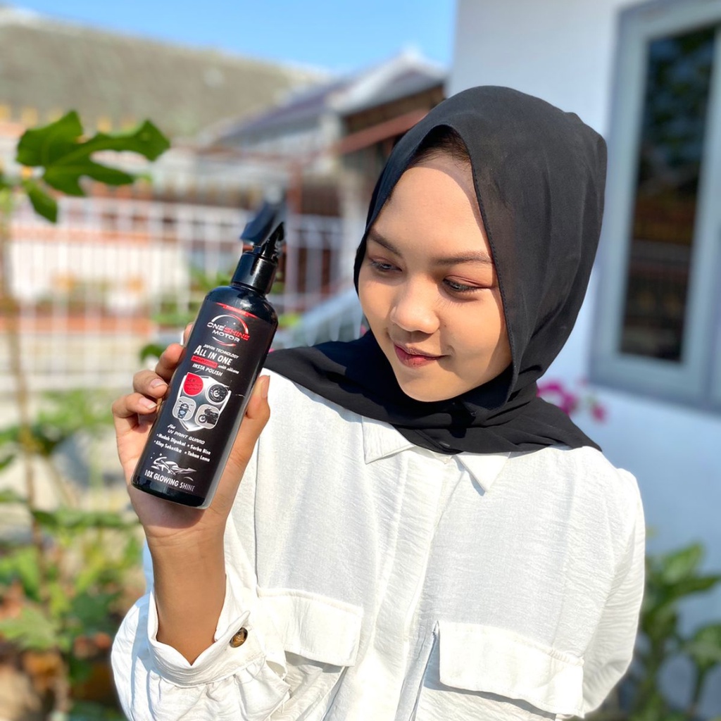 Jual Glossy Body Polish Pengkilap Body Motor Mobil Semi Coating Nano Ceramic Wax Spray Sealant ...