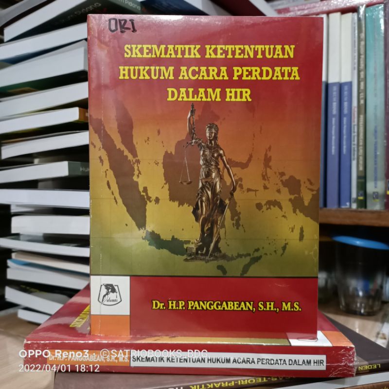 Jual BUKU SKEMATIK KETENTUAN HUKUM ACARA PERDATA DALAM HIR. DR. H. P ...