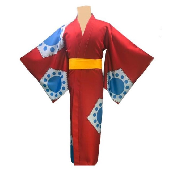 Jual Haori Baju Cosplay Kimono Jubah Anime One Piece Luffy Zoro Law ...