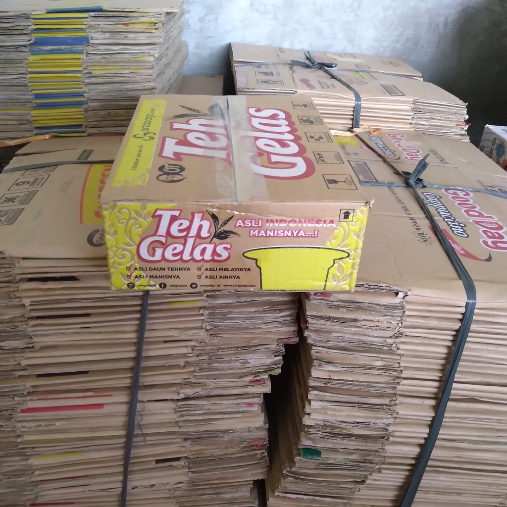 Jual KARDUS BEKAS TEA GLAS UKURAN 34 Cm x 23 Cm x 12 Cm | Shopee Indonesia
