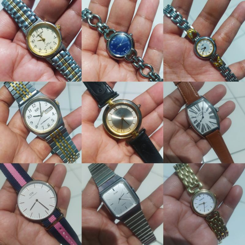 Jual Thrift jam tangan preloved jam import branded katalog 3 | Shopee ...