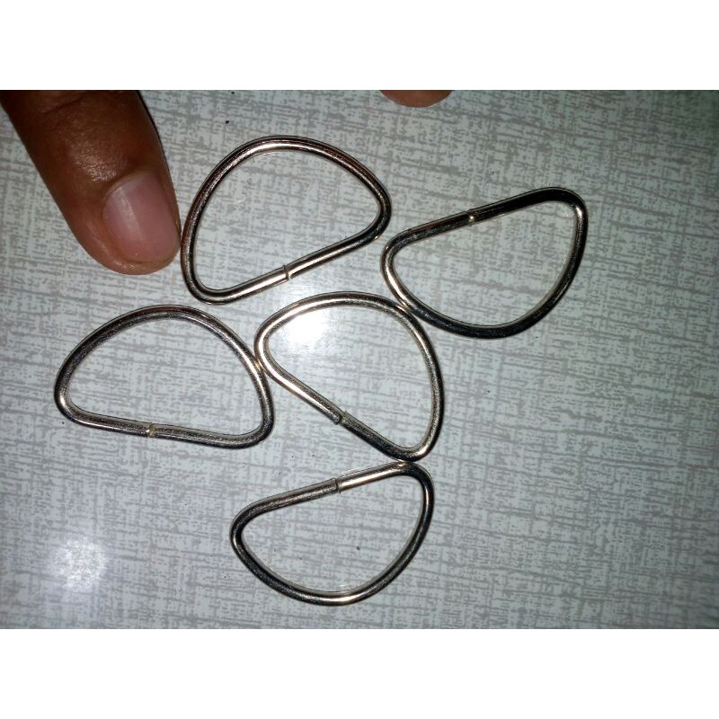 Jual RING D BESI NIKEL 2CM RING TAS ACSESORIS TAS | Shopee Indonesia