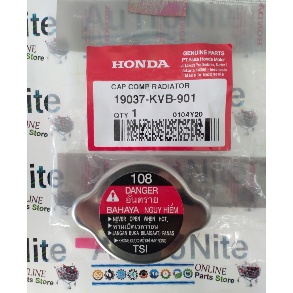 Jual Tutup CAP Assy COMP RADIATOR 19037-KVB-901 Original Honda Vario ...