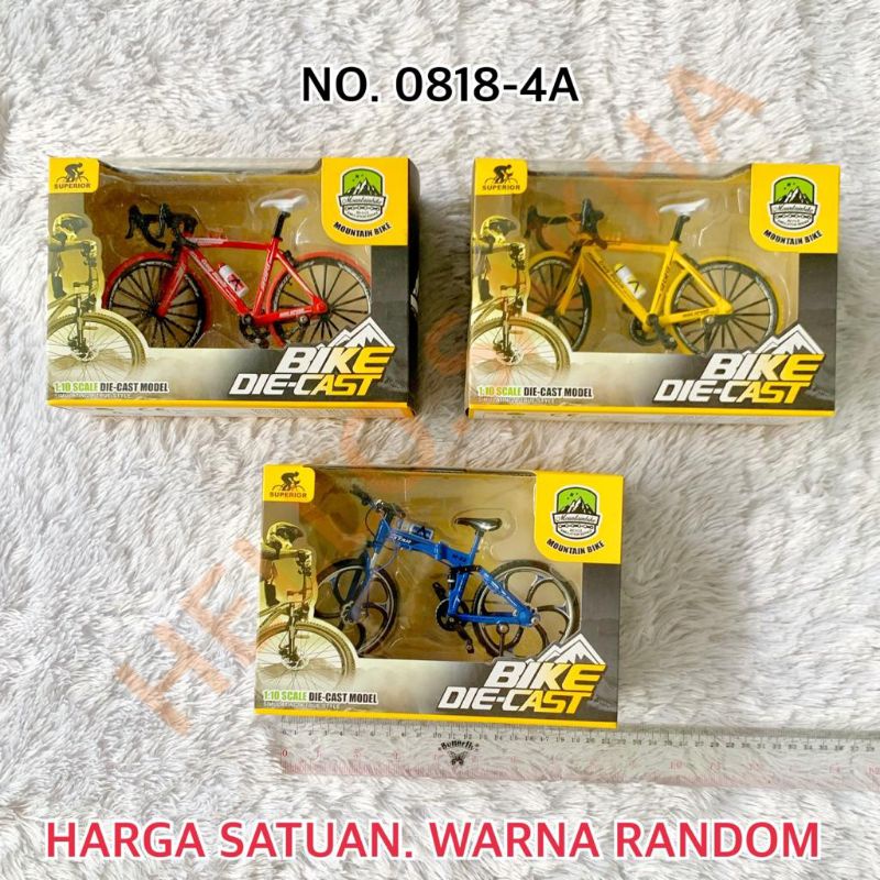 Jual MAINAN NO. 0818-4A(SEPEDA) BIKE DIE-CAST DIECAST SEPEDA GUNUNG ...