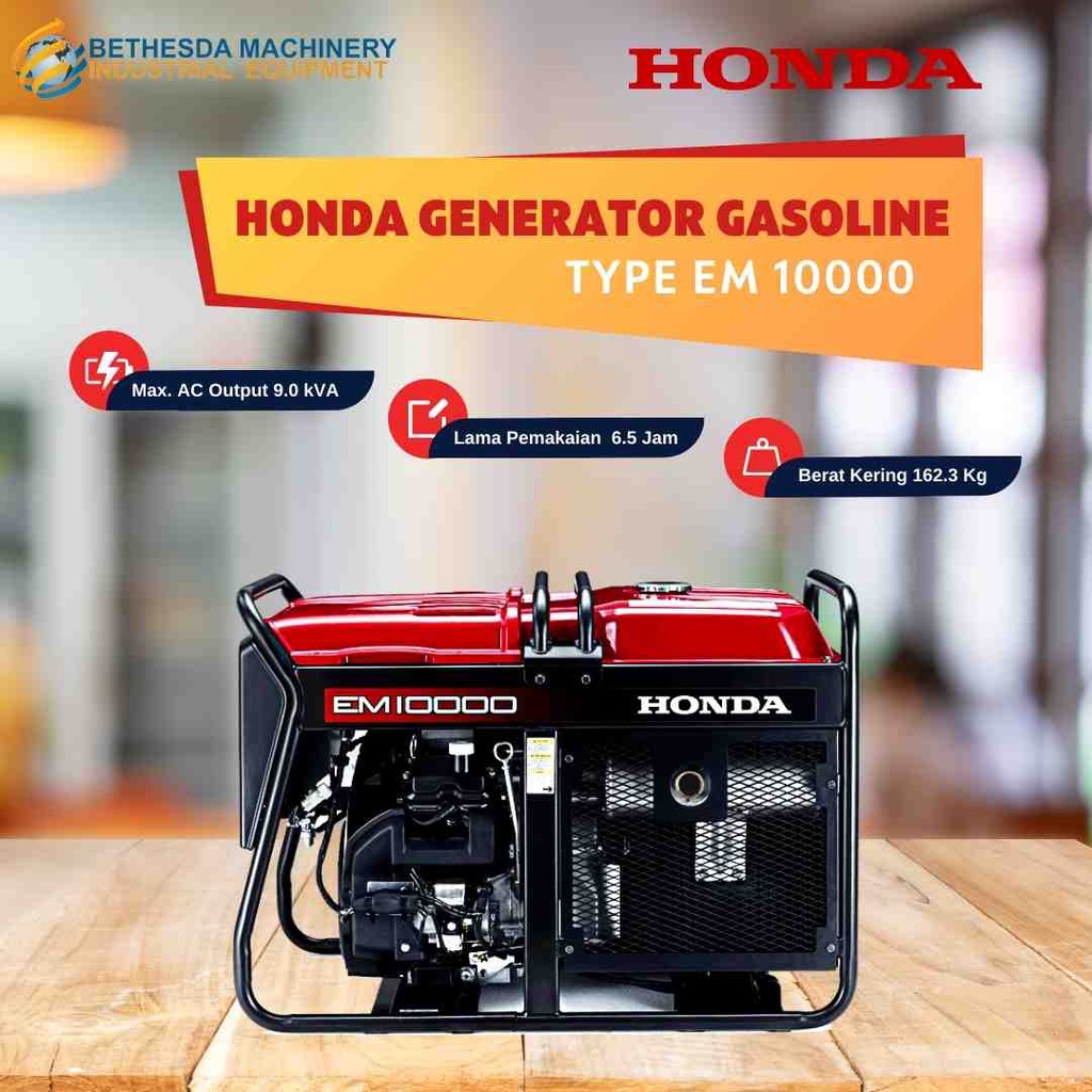 Jual Genset Portable Mini 7200 Watt Honda 7200Watt EM10000 | Shopee Indonesia