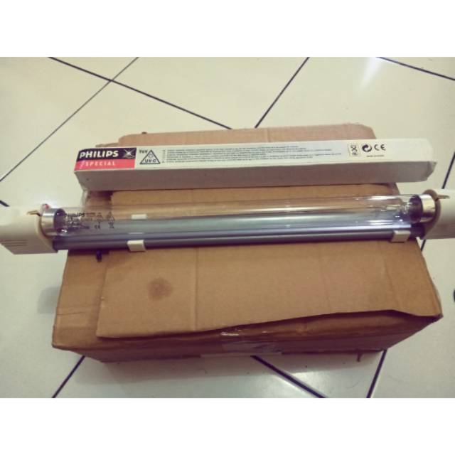 Jual Lampu Sterilizer germicidal UVC / UV-C PHILIPS 10W LENGKAP ...