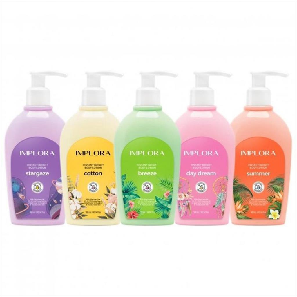 Jual IMPLORA INSTANT BRIGHT BODY LOTION 300ml | Shopee Indonesia