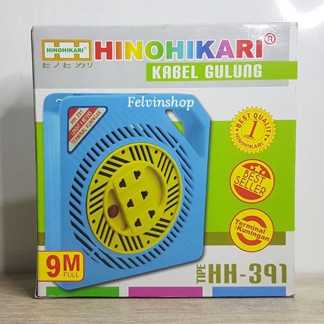 Jual KABEL ROL / BOX KABEL / COLOKAN / SAMBUNGAN LISTRIK 9M HINOHIKARI (HH-391) | Shopee Indonesia
