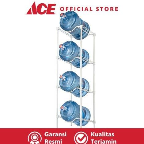 Jual Promo Ace - Krisbow Rak Galon 4 Tingkat - Putih | Shopee Indonesia