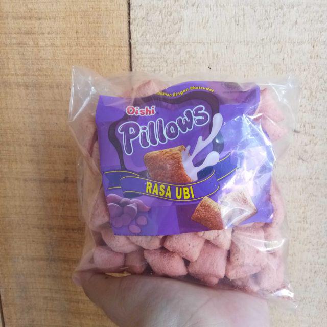 Jual Oishi Pillows 250g Coklat Keju Ubi Ungu Snack Murah Cemilan Gurih ...