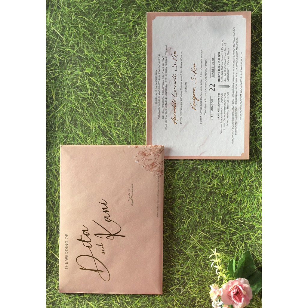 Jual Undangan Pernikahan Hard Cover Landscape | Shopee Indonesia