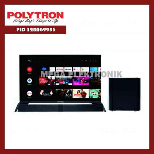 Jual Polytron PLD 32BAG9953 LED TV 32 Inch Android TV Cinemax Soundbar ...
