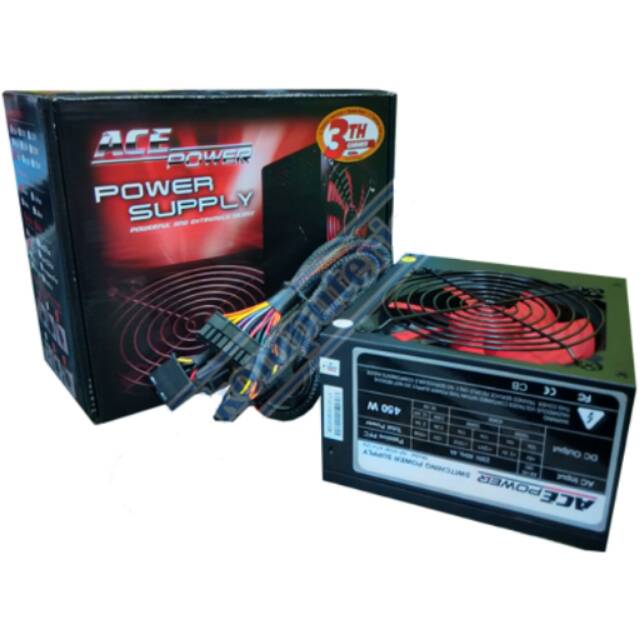 Jual power supply unit psu ace power 450w original | Shopee Indonesia