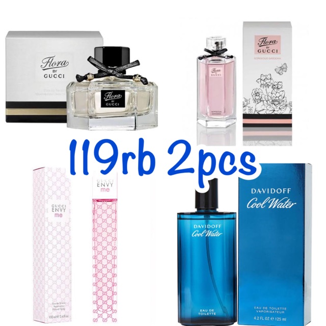 Jual promo parfum 119rb 2pcs | Shopee Indonesia