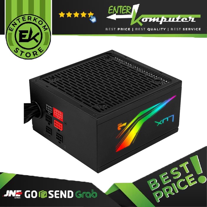 Jual Power Supply Aerocool LUX RGB 650W Modular 80 Plus Bronze / PSU ...