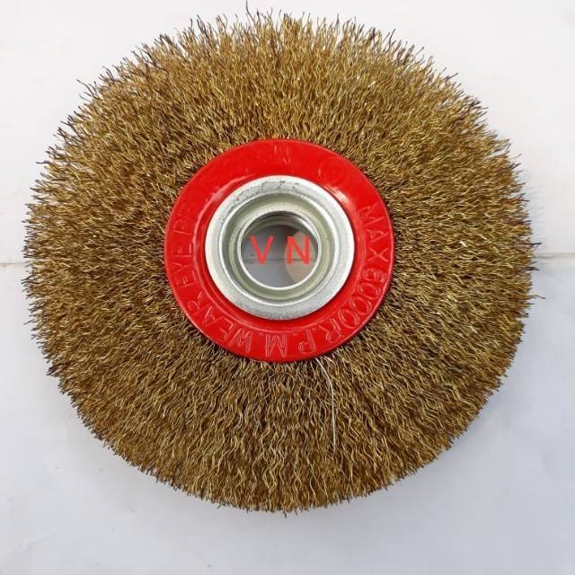 Jual Sikat kawat bulat/ circular brush 5 inch merk LYK | Shopee Indonesia