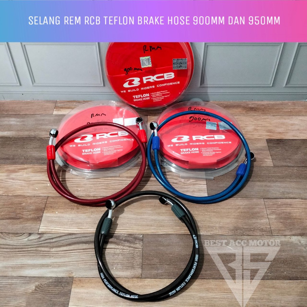 Jual SELANG REM RCB DEPAN BELAKANG 900MM 950MM 2000MM RCB 90 95 200 CM SELANG REM RCB NMAX AEROX ...
