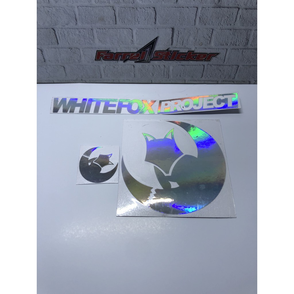 Jual Stiker WHITE FOX stiker WHITEFOXPROJECT | Shopee Indonesia