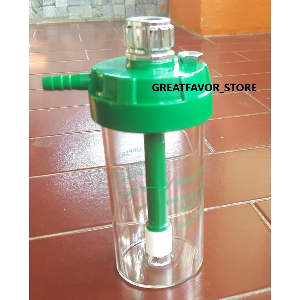 Jual Botol regulator oksigen / botol humidifier oksigen | Shopee Indonesia
