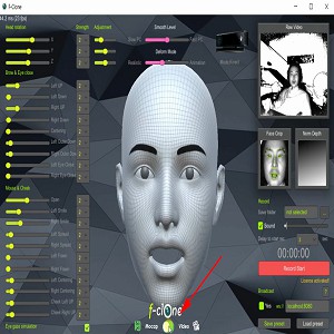 Jual F Clone Facial Motion Capture 1.12 Face Detection & 3D Face ...