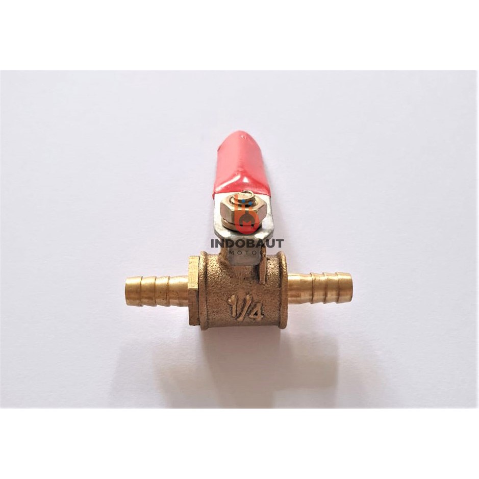 Jual Kran Bensin Keran Bensin Motor Universal 1/4 Kuningan | Shopee Indonesia