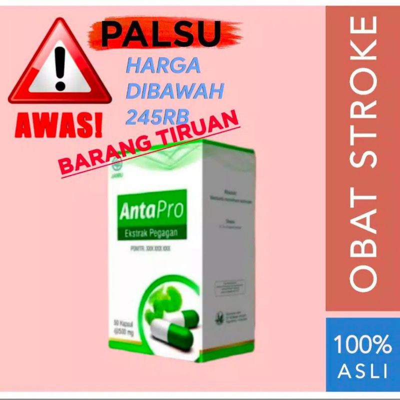 Jual Obat Stroke Herbal Antapro Bharata 100% Produk Original - Obat ...