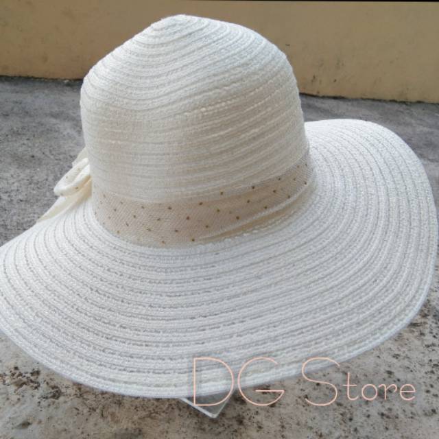 Jual Topi Pantai Pita Lebar Custom Warna | Shopee Indonesia