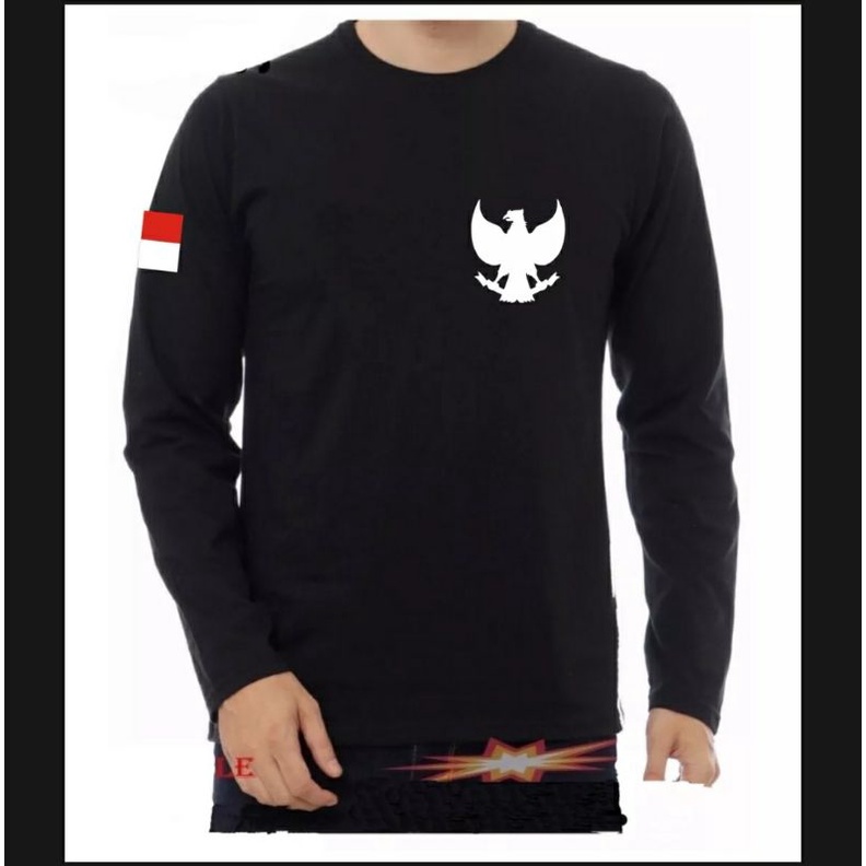 Jual KAOS LENGAN PANJANG GARUDA LOGO SIMPEL TERBARU | Shopee Indonesia