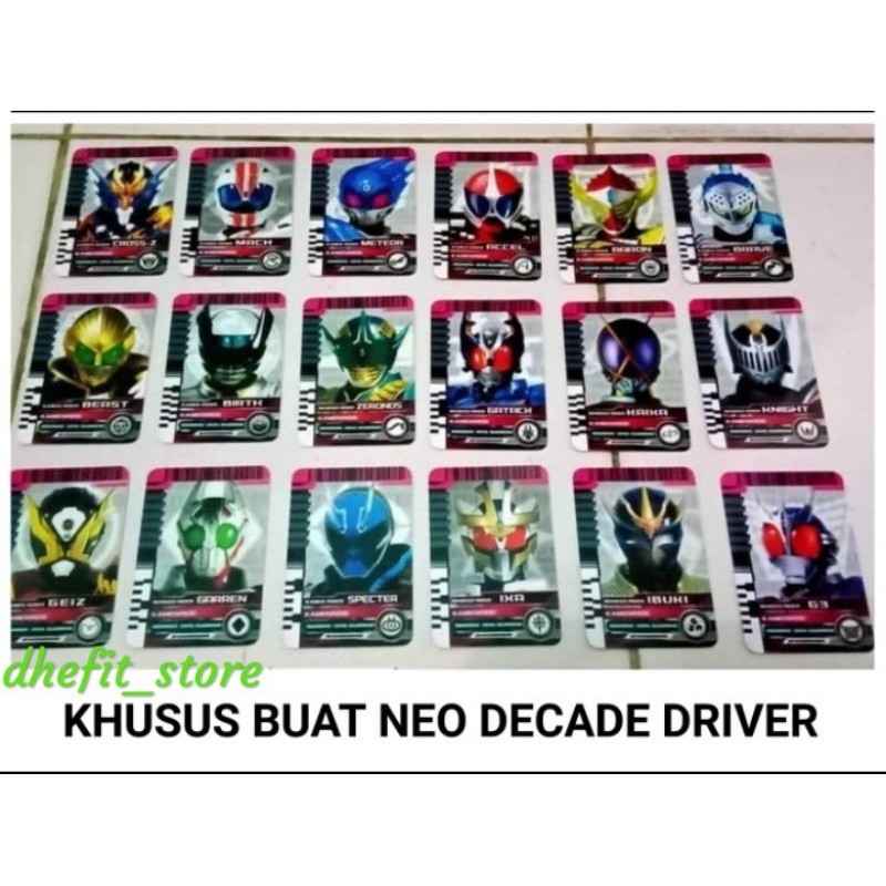 Jual CARD CUSTOM KHUSUS BUAT DX NEO DECADE (5) | Shopee Indonesia