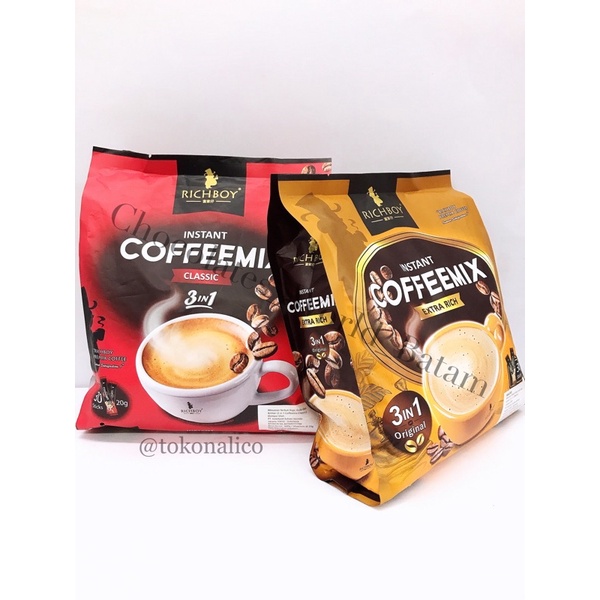 Jual Rich Boy Coffeemix 600gr(30sachet@20gr) | Shopee Indonesia