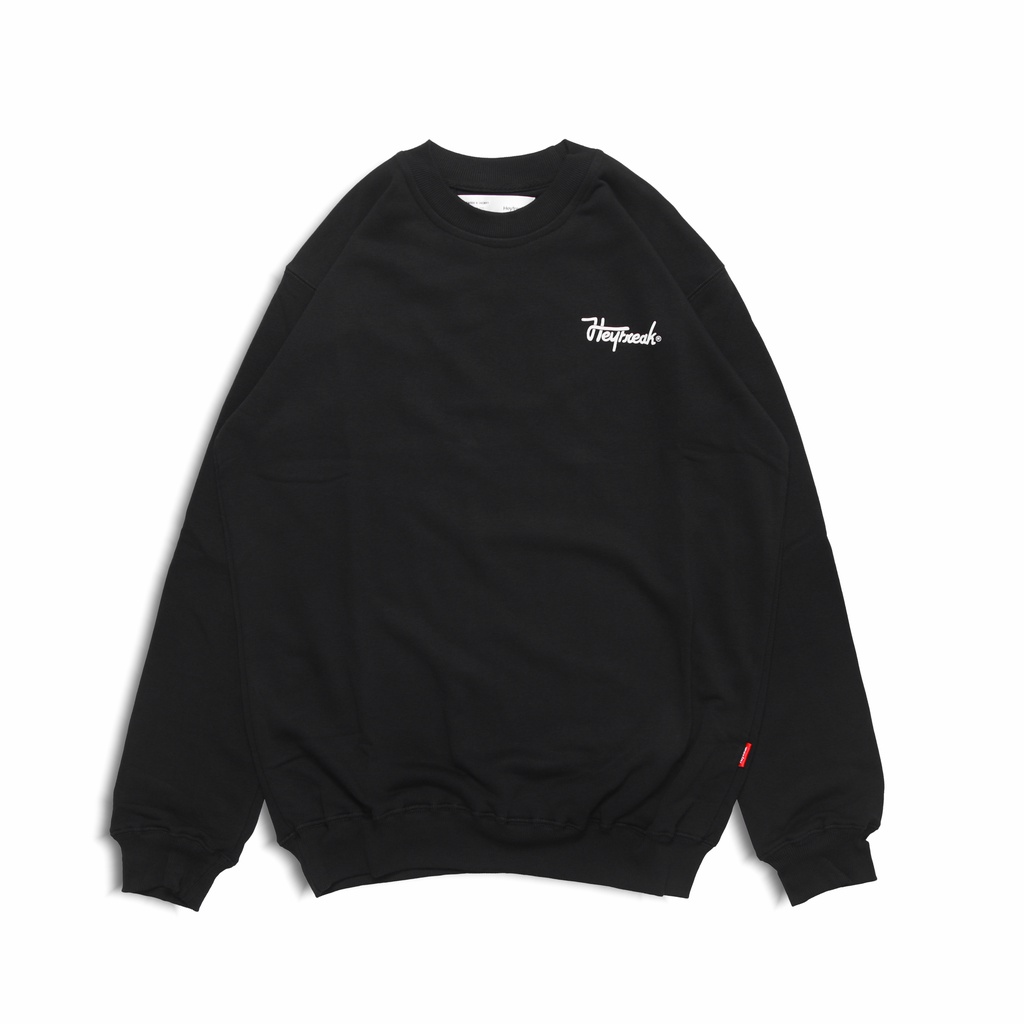 Jual Heyfreak Crewneck Letter V2 Black | Shopee Indonesia