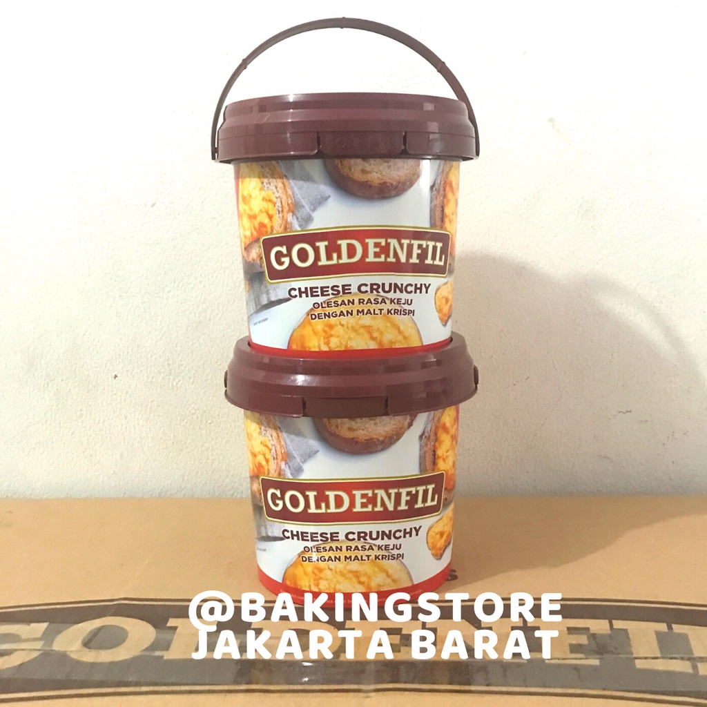 Jual Goldenfil Cheese Crunchy 1kg | Selai Keju Malt Krispi Goldenfil ...