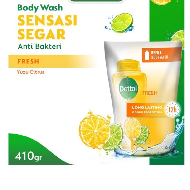Jual Dettol Body Wash Anti Bakteri Fresh Refill 370ml | Shopee Indonesia