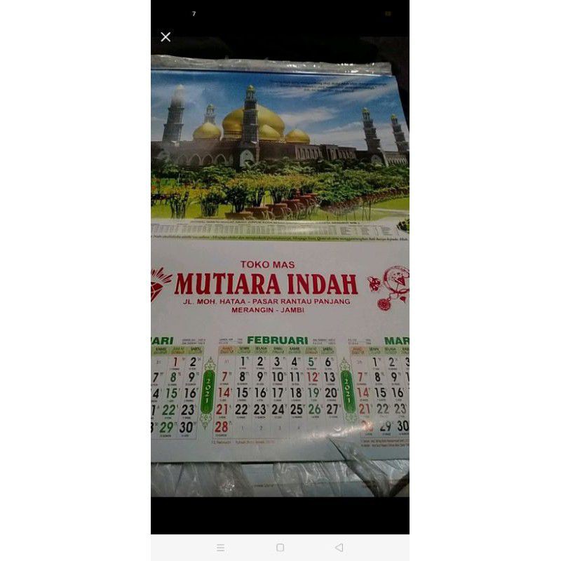 Jual kalender triwulan 2022 sablon sendiri min 50 pcs | Shopee Indonesia