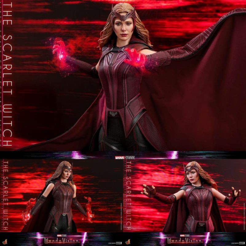Jual Hot Toys TMS36 1/6 Scarlet Witch Figure from Wanda Vision TV ...