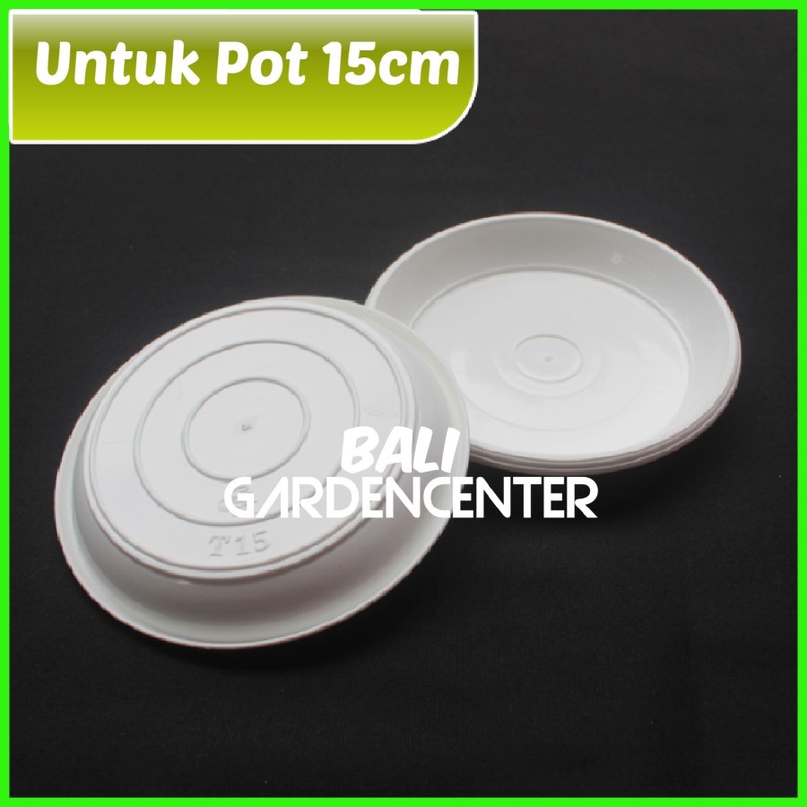 Jual Tatakan Alas Pot T15 Putih Untuk Pot Tanaman Ukuran 15cm | Shopee Indonesia