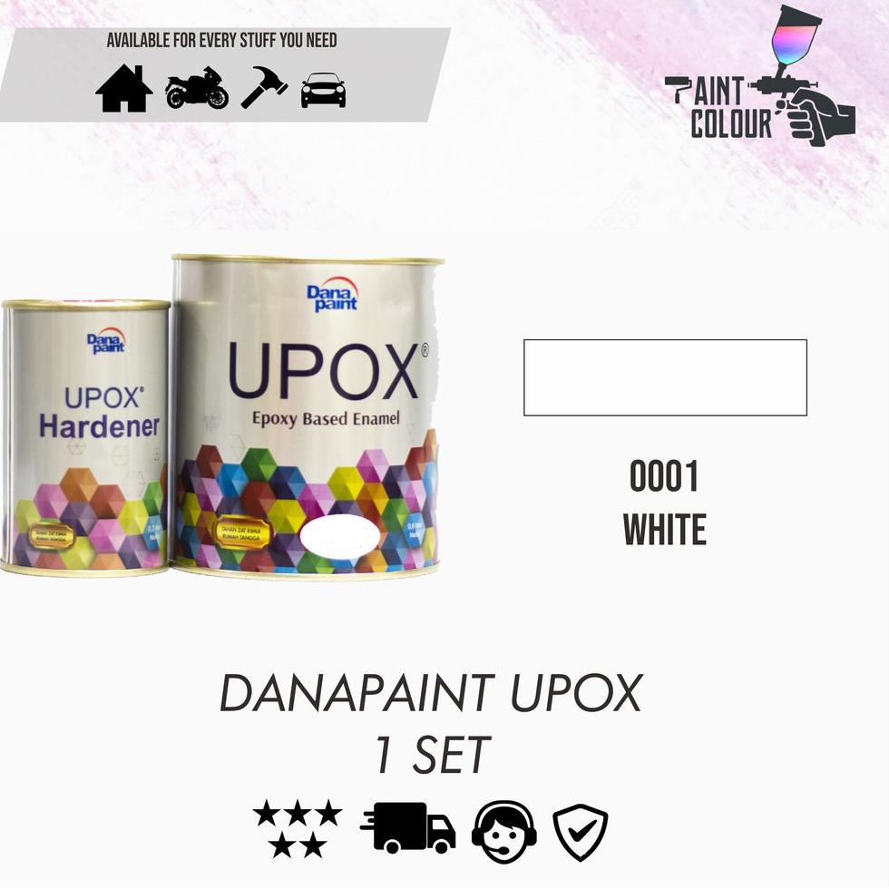 Jual Cat Lantai Epoxy UPOX Dana Paint Floor Coatings - 0001 White (KODE ...