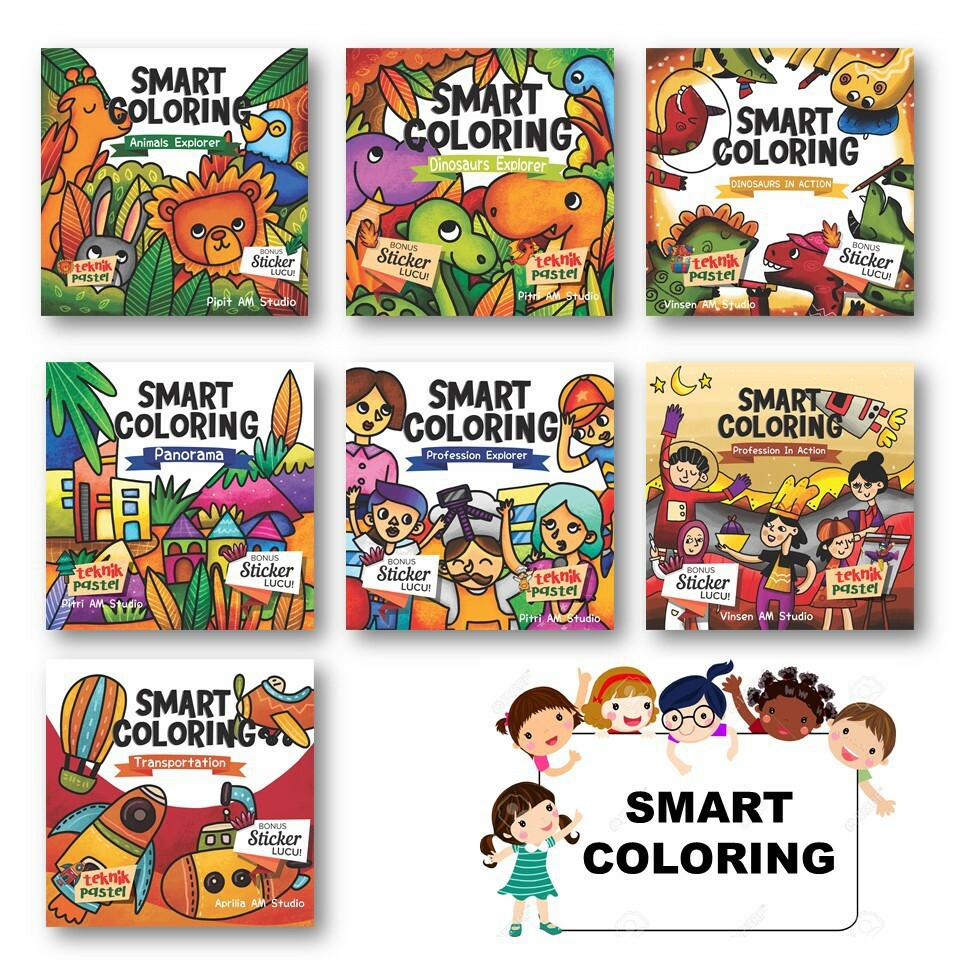 Jual Buku Anak : Paket Buku Mewarnai Anak Smart Coloring : Buku ... Jual Buku Anak : Paket Buku Mewarnai Anak Smart Coloring : Buku ...